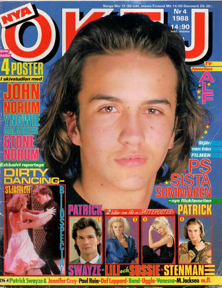 Tidningen Okej Nr 4 1988 - Okejtidningar FranksGarage.se