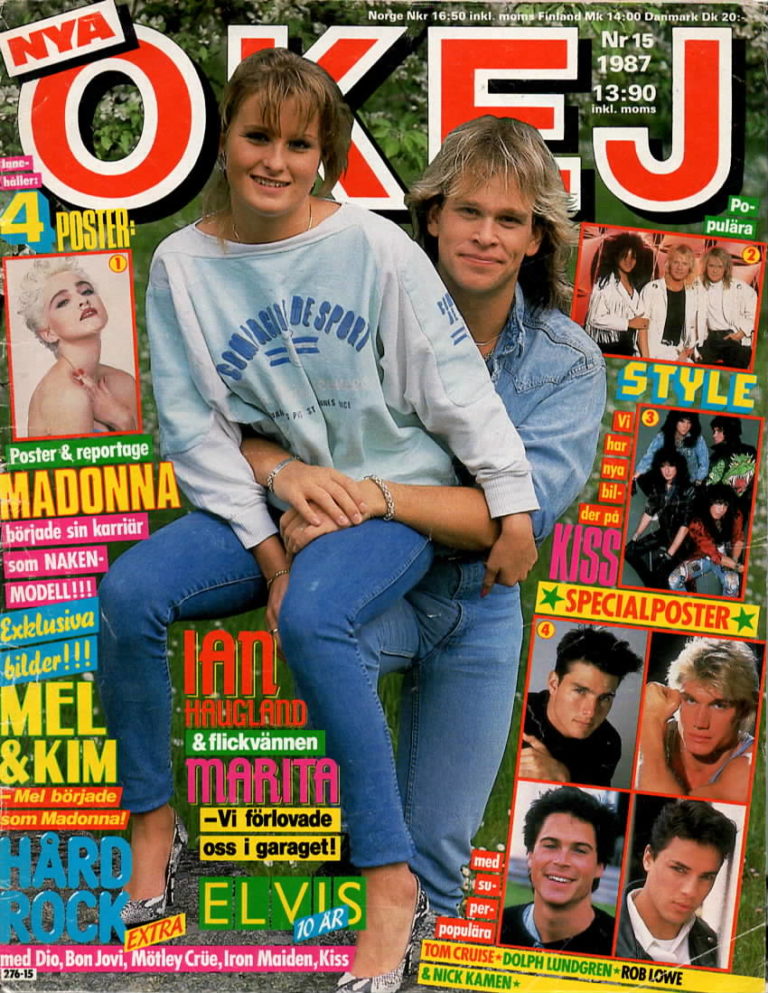 Tidningen Okej 1987 - FranksGarage.se